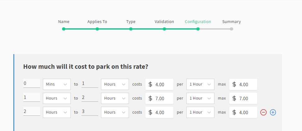 How to create a transient rate
